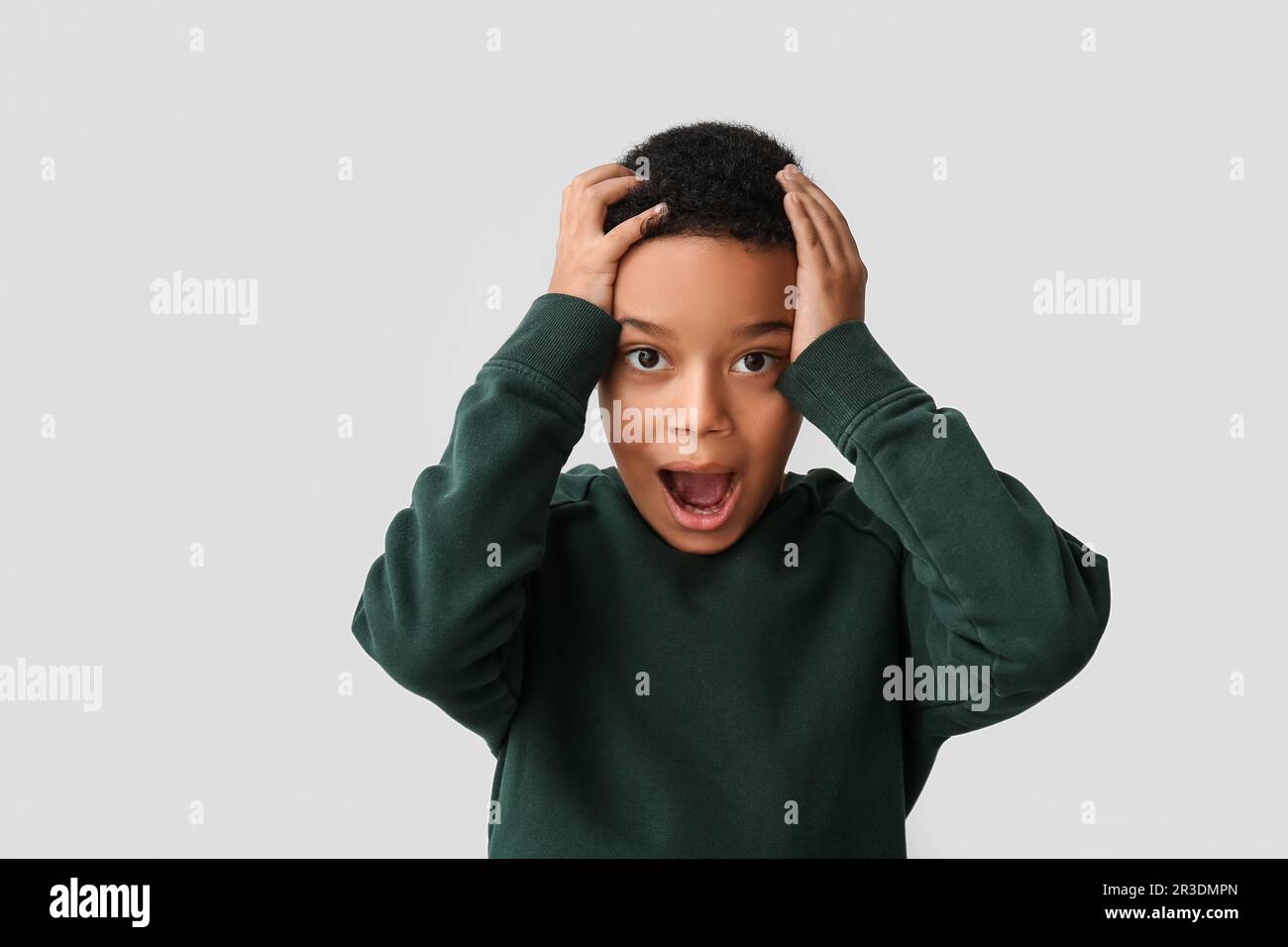 African boy afraid hi-res stock photography and images - Alamy