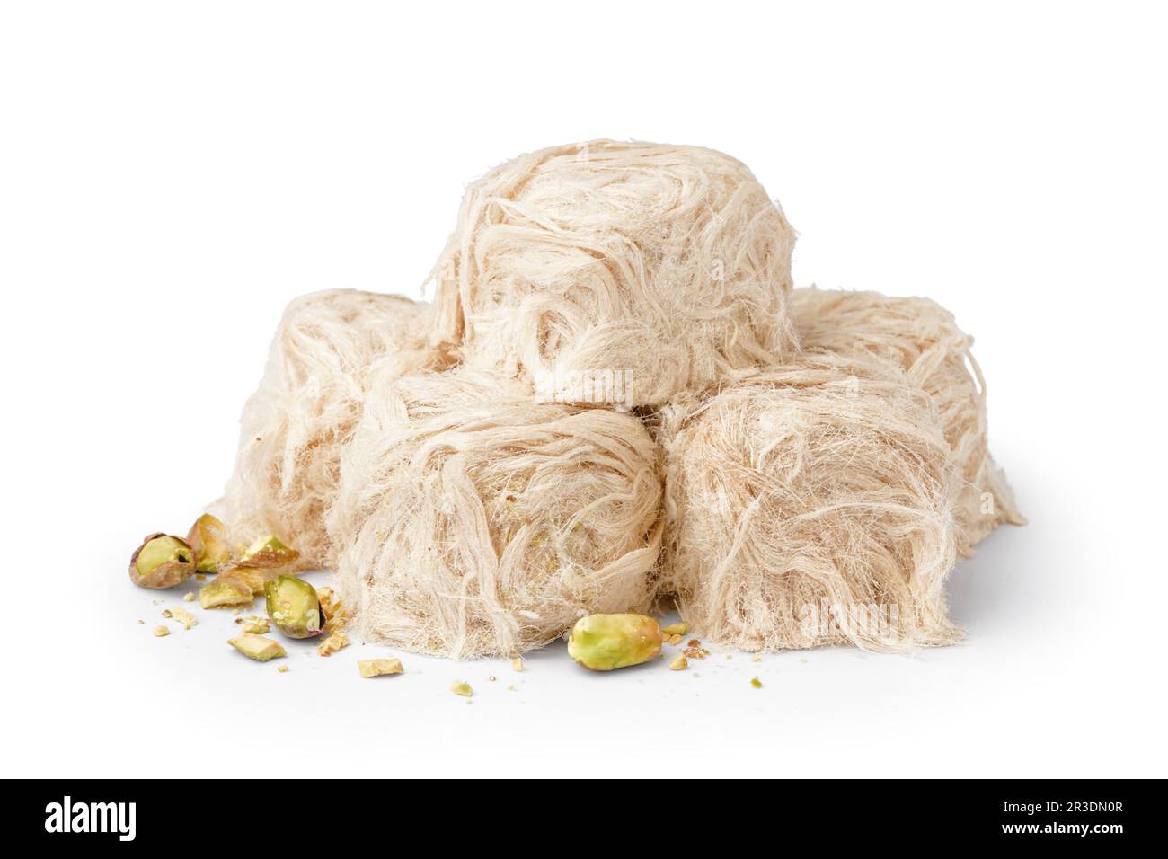 Tasty Turkish Pismaniye on white background Stock Photo - Alamy