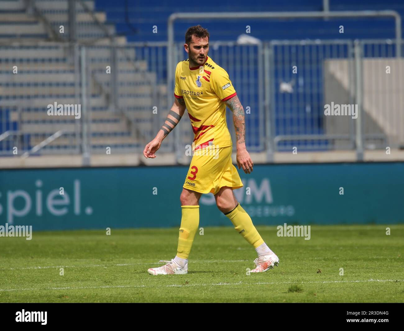German footballer Dominik Schmidt MSV Duisburg DFB 3.Liga season 2020 ...