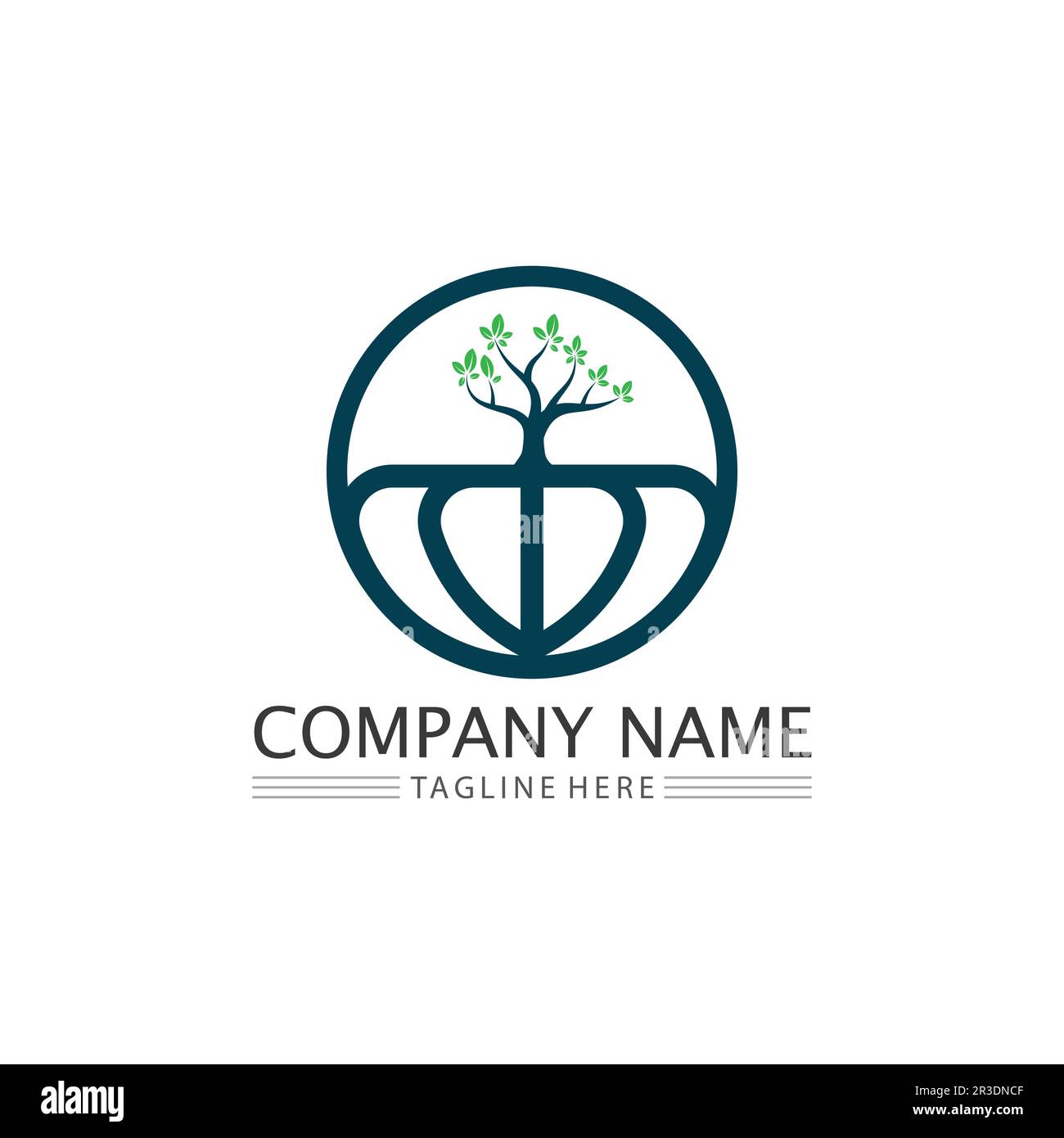 Logos of green Tree leaf ecology nature element vector Stock Vector ...