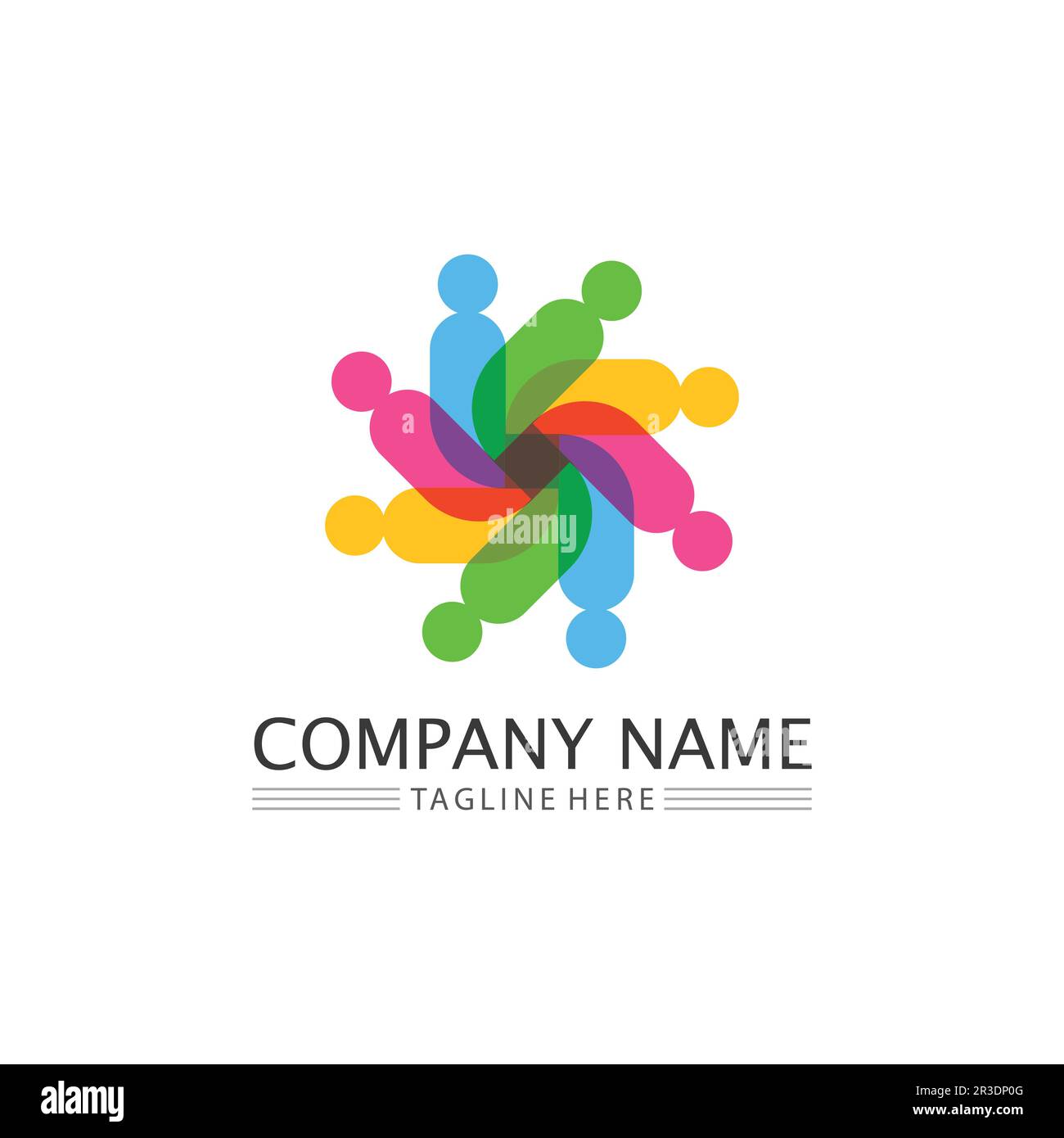 People logo, Team, Succes people work, Group and Community, Group ...