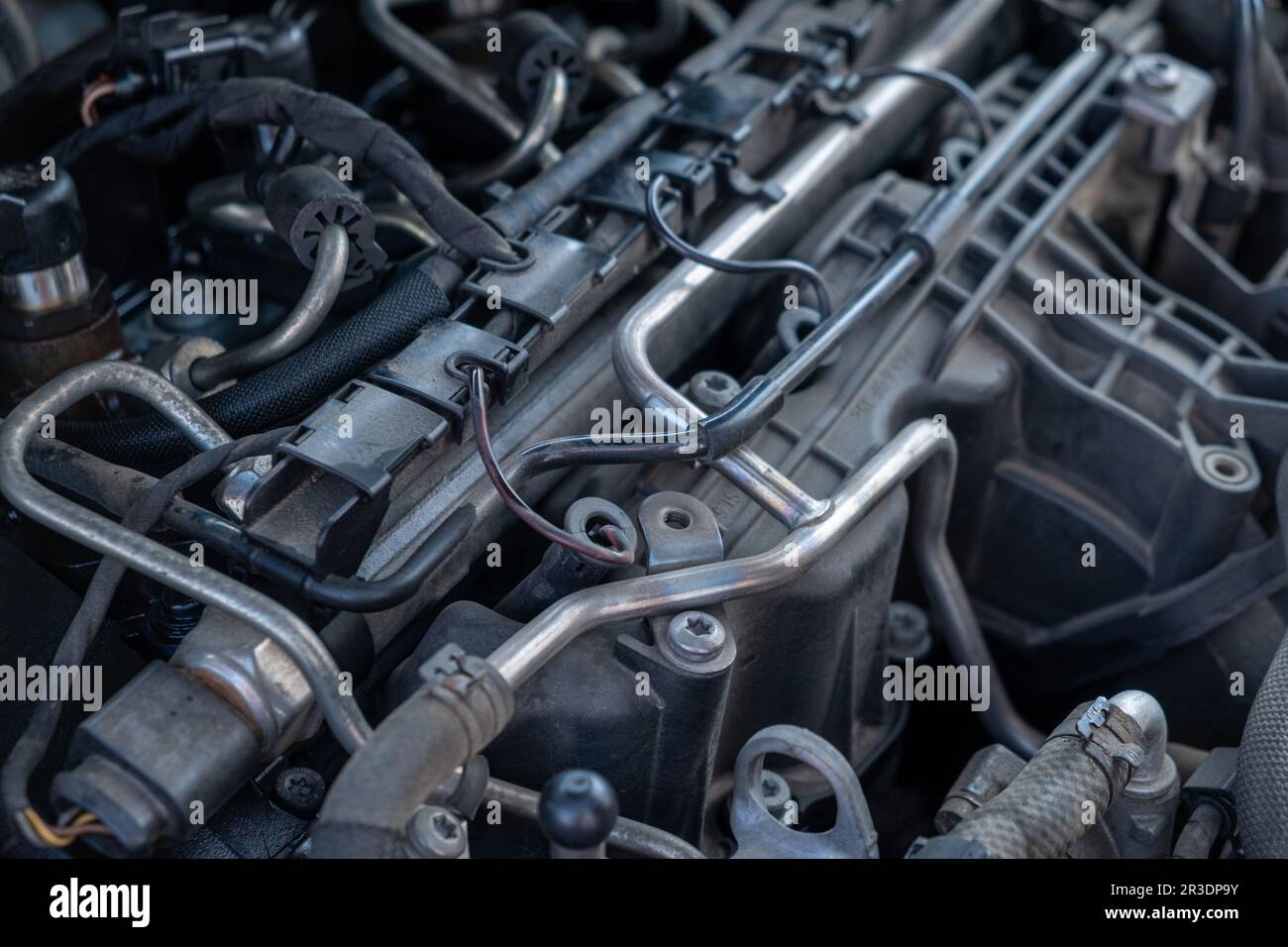 detail of the engine of a car Stock Photo - Alamy