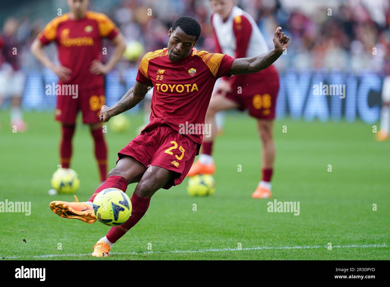 Georginio Wijnaldum of AS Roma during the Serie A match between AS Roma ...