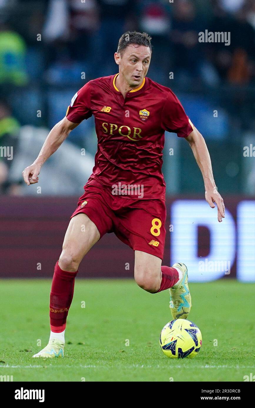 Nemanja Matic of AS Roma during the Serie A match between AS Roma and ...