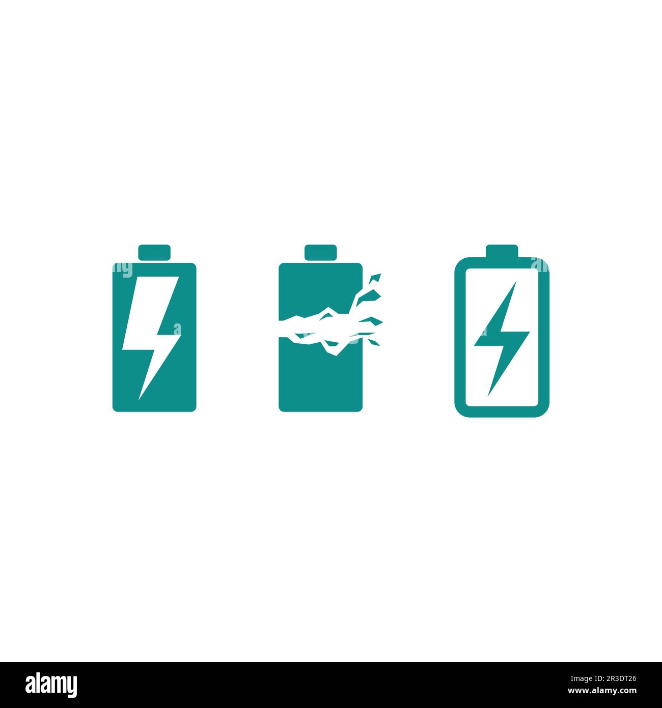 Battery icon and charging, charge indicator Vector logo design level ...