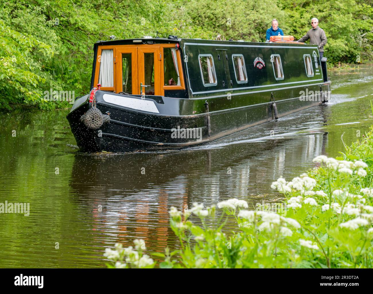 Union Canal, Scotland, UK, 23rd May 2023. UK Weather: Spring sunshine ...