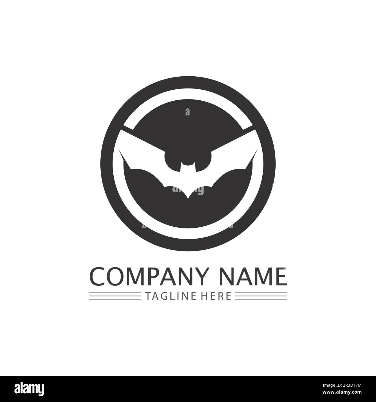 Bat logo animal and vector, wings, black, halloween, vampire, gothic ...