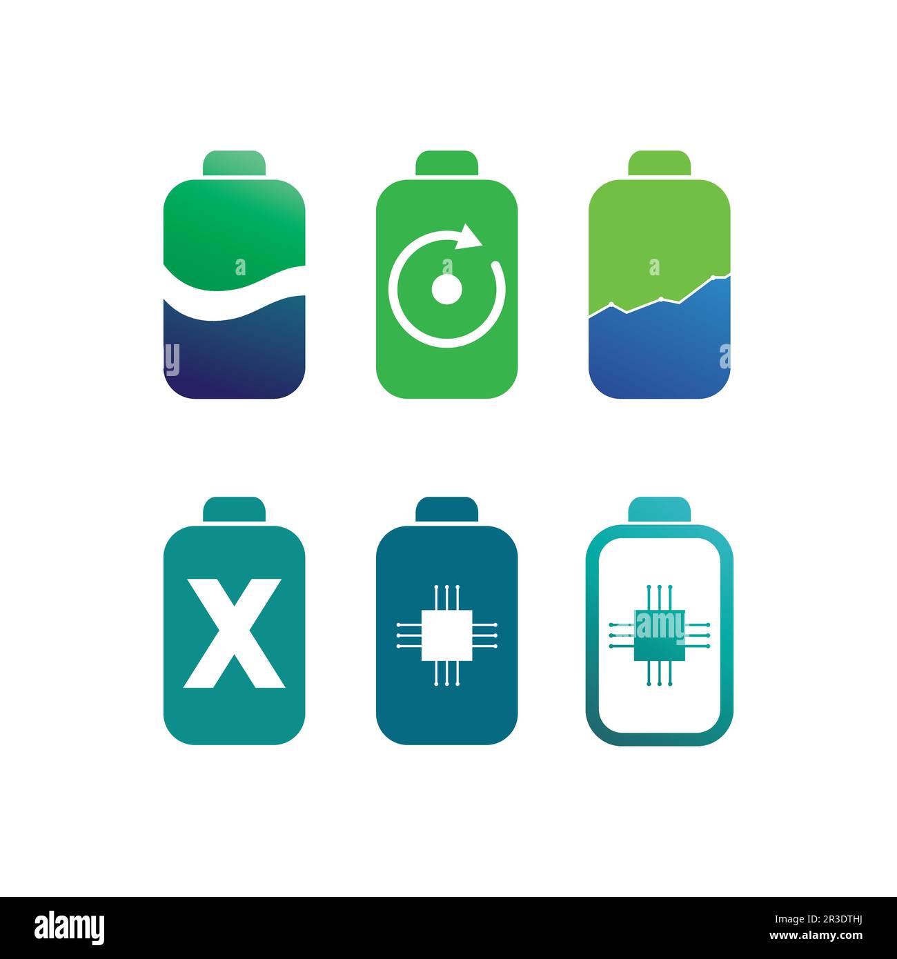 Battery icon and charging, charge indicator Vector logo design level ...