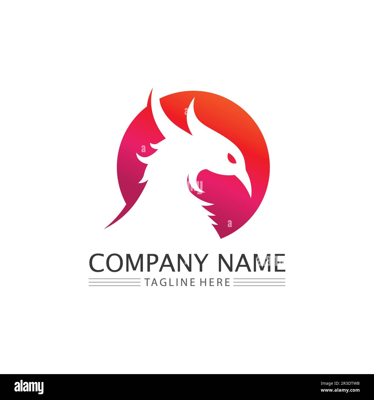 phoenix bird symbol and logo design vector illustration Stock Vector ...