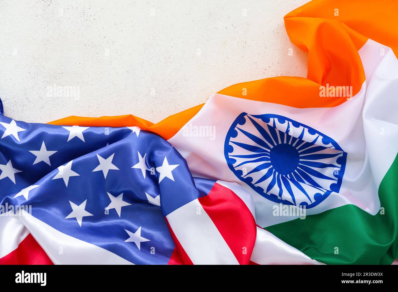 National flag of India on light background Stock Photo - Alamy