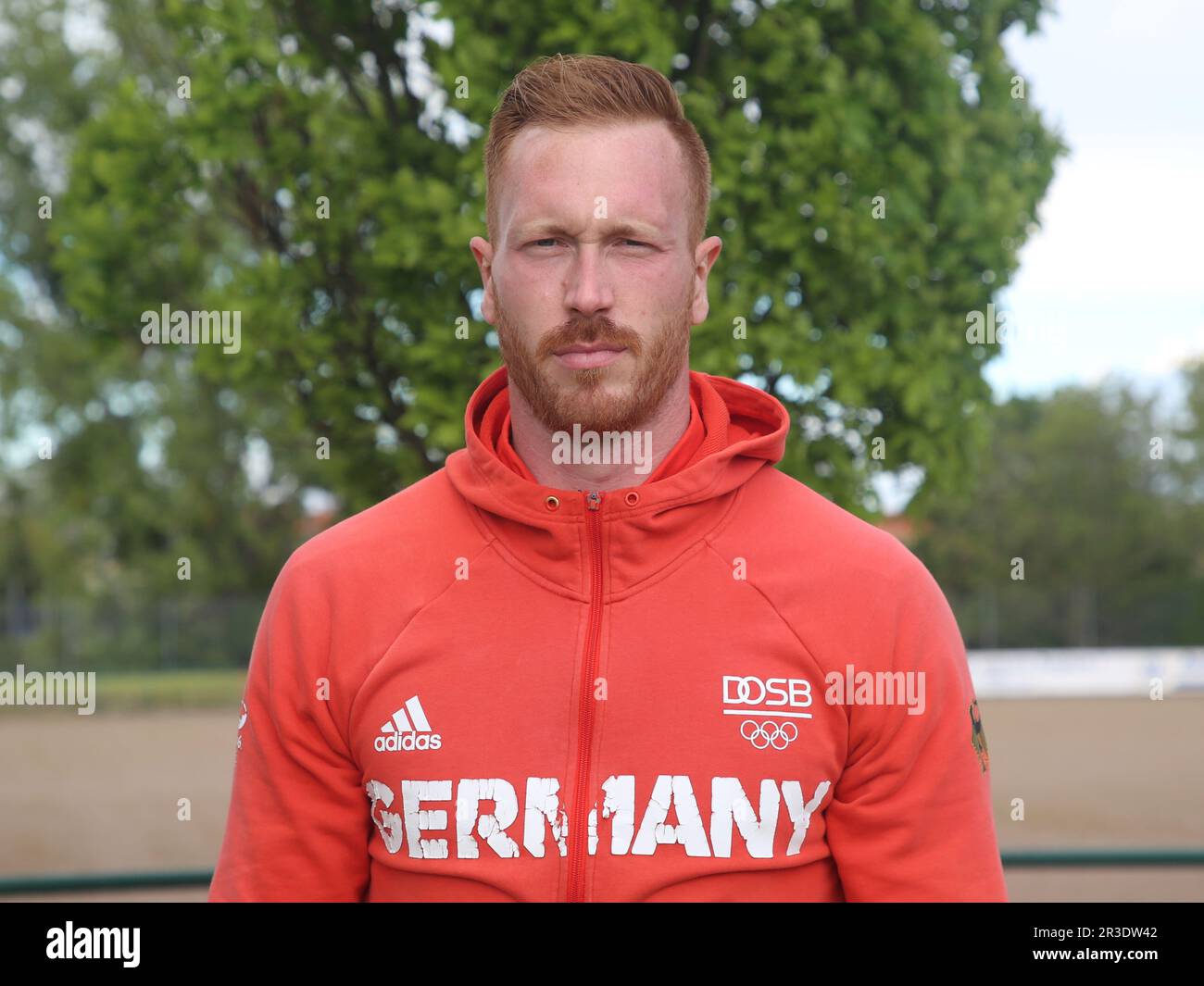 German discus thrower Christoph Harting SCC Berlin at SchÃ¶nebeck ...