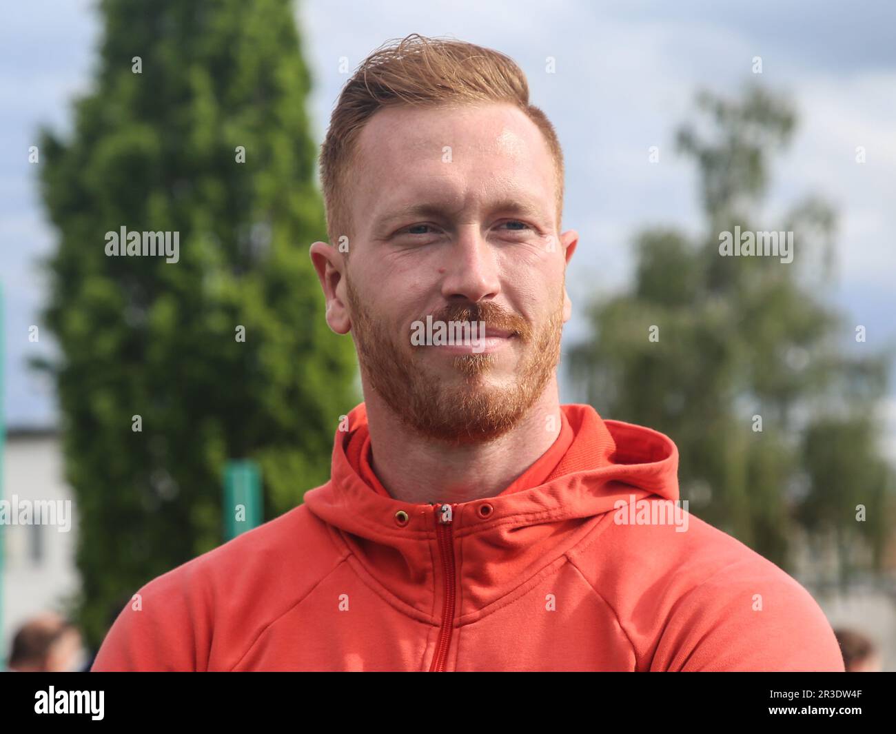 German discus thrower Christoph Harting SCC Berlin at SchÃ¶nebeck ...