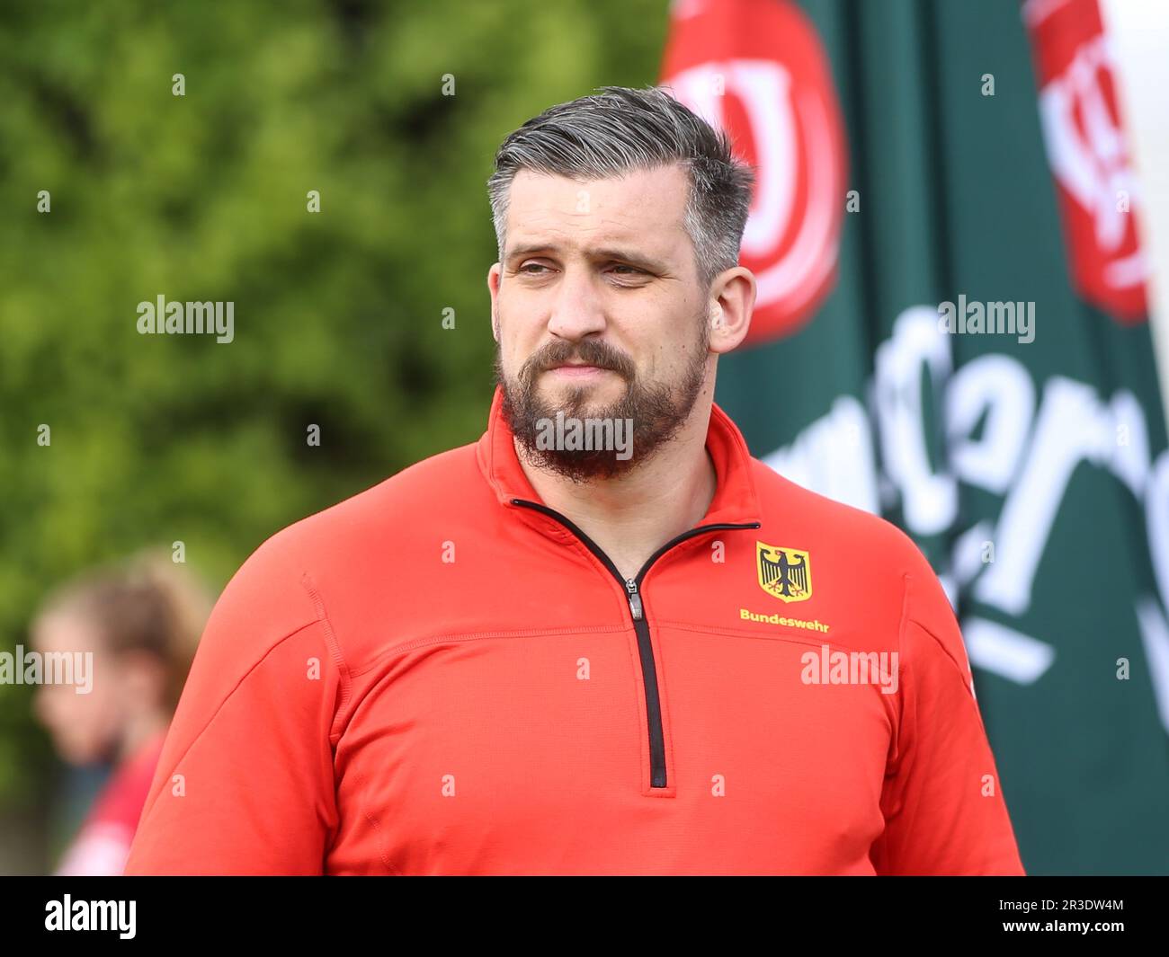 German discus thrower David Wrobel SC Magdeburg at SchÃ¶nebecker ...