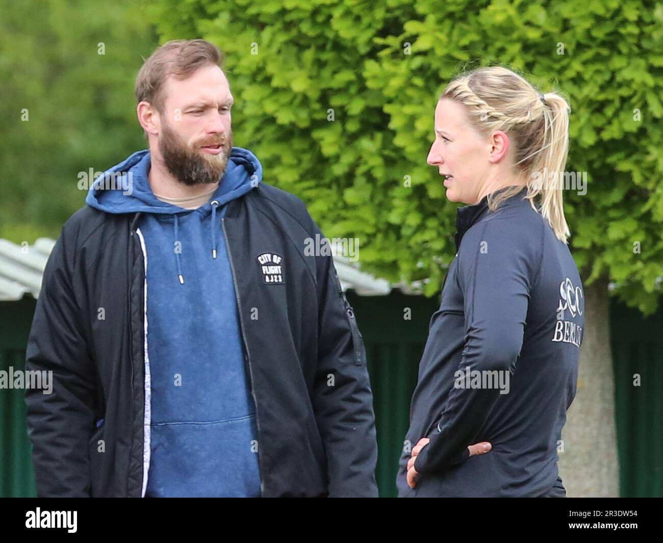 Robert Harting with wife discus thrower Julia Harting SCC Berlin 16 ...