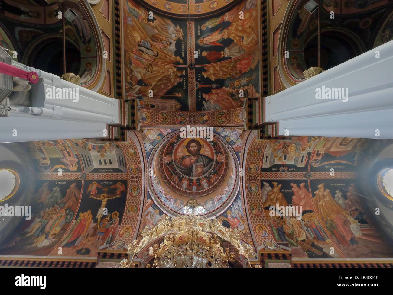 The interior of the church of St. Catherine of Sinai - an Orthodox ...