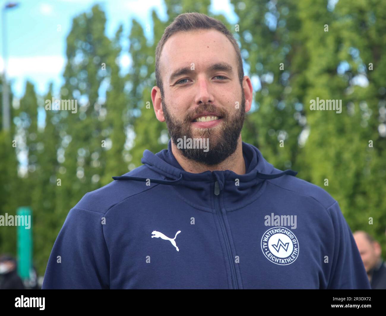German discus thrower Daniel Jasinski TV Wattenscheid 01 at SchÃ¶nebeck ...