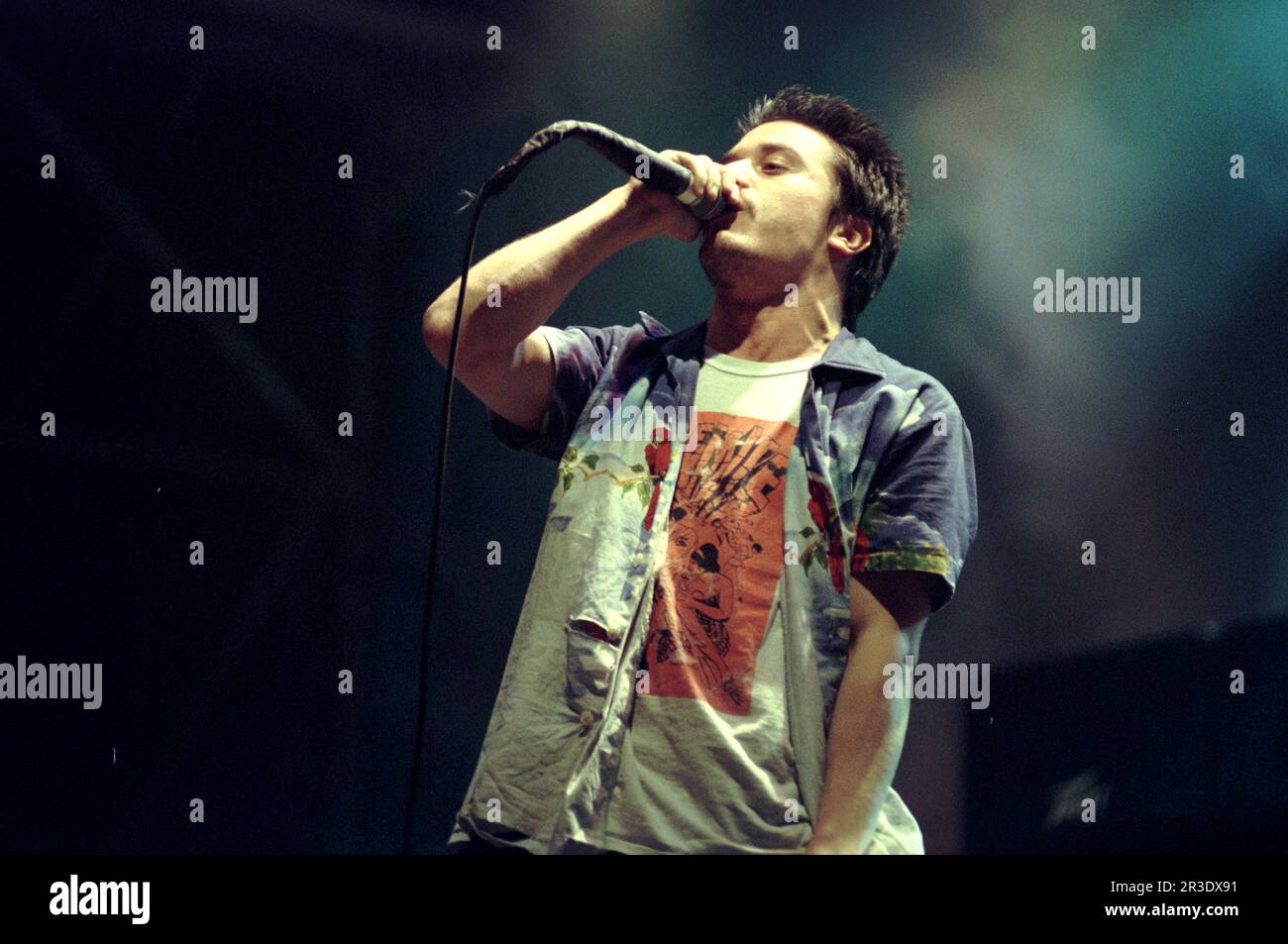 Italy Milan, 1995-06-09:Mike Patton singer of the Faith No More during ...