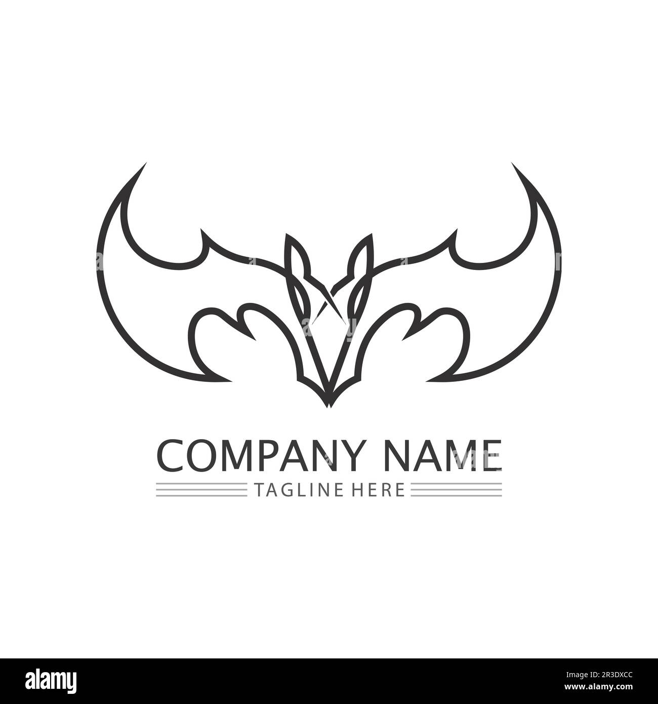 Bat logo animal and vector, wings, black, halloween, vampire, gothic ...