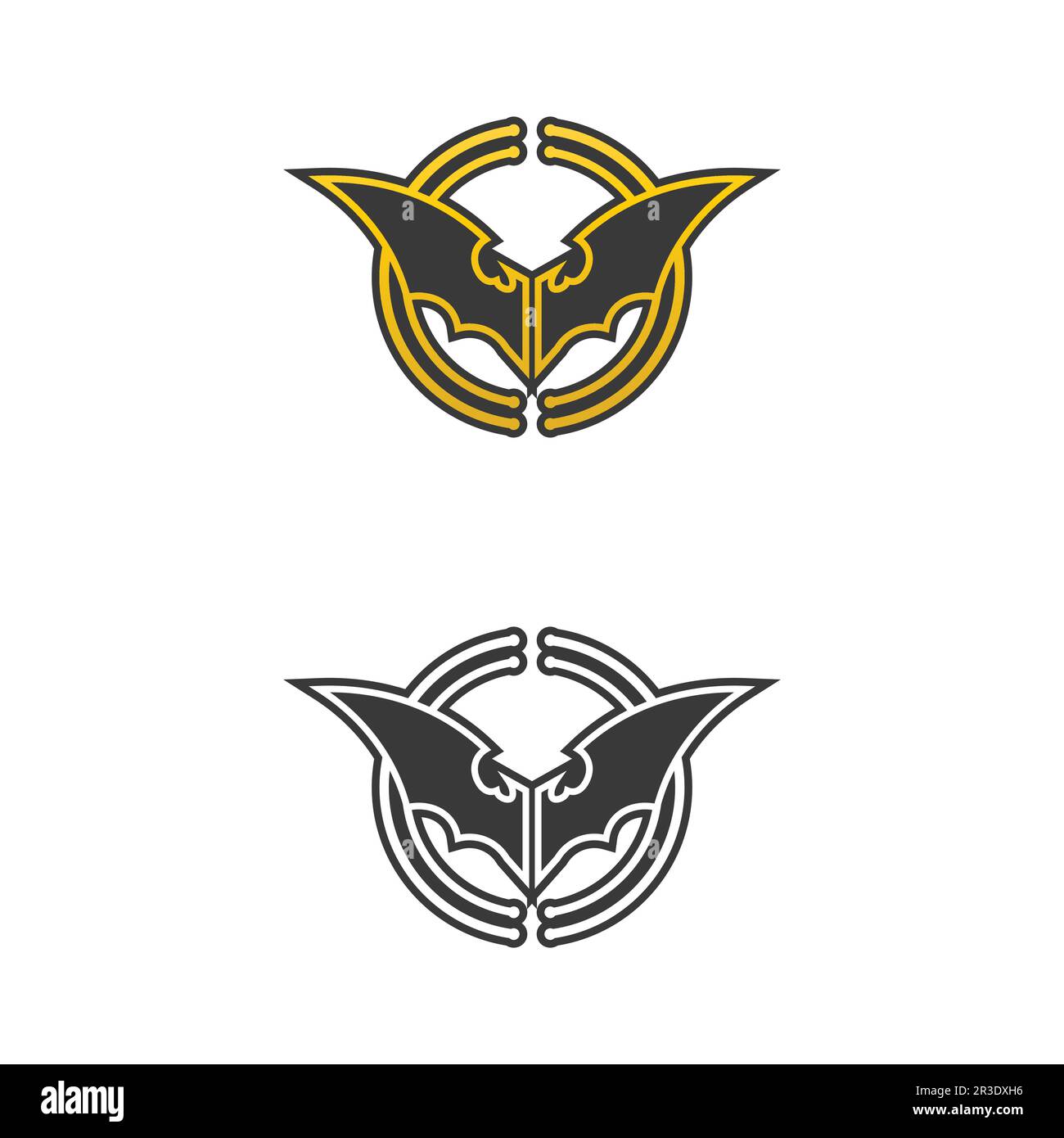 Bat logo animal and vector, wings, black, halloween, vampire, gothic ...