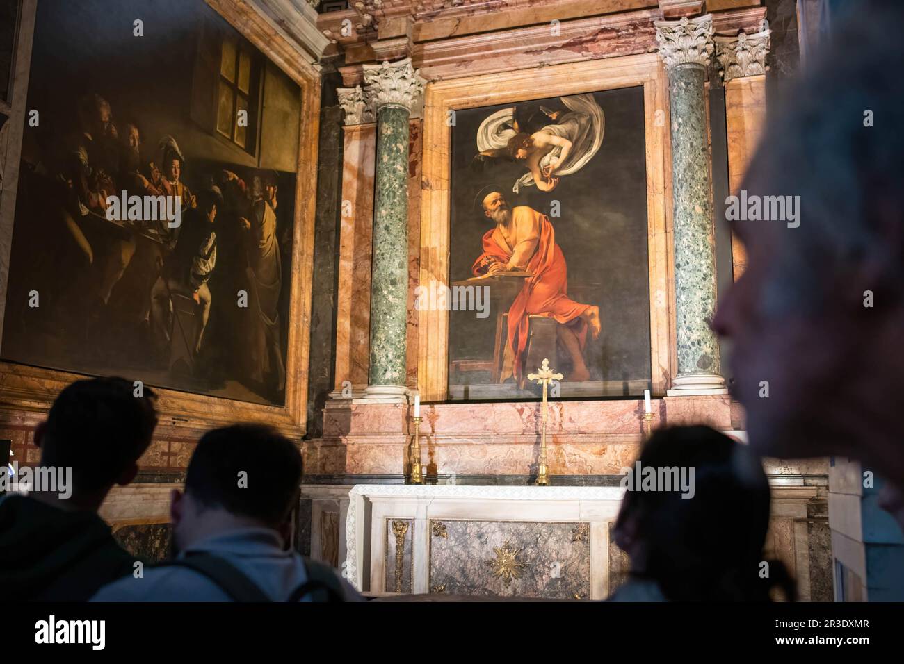 May 19, 2023, Rome, Italy: Visitors look at the pictorial cycle on ...