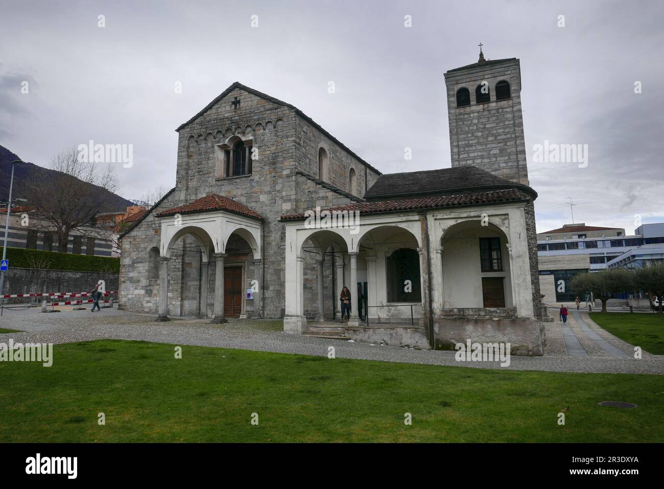 LOCARNO, SWITZERLAND - MARCH 14, 2023 : local life around the San ...
