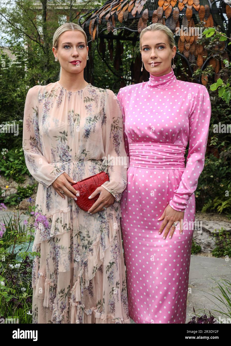 London, UK. 22nd May, 2023. Lady Amelia Spencer and Lady Eliza Spencer ...