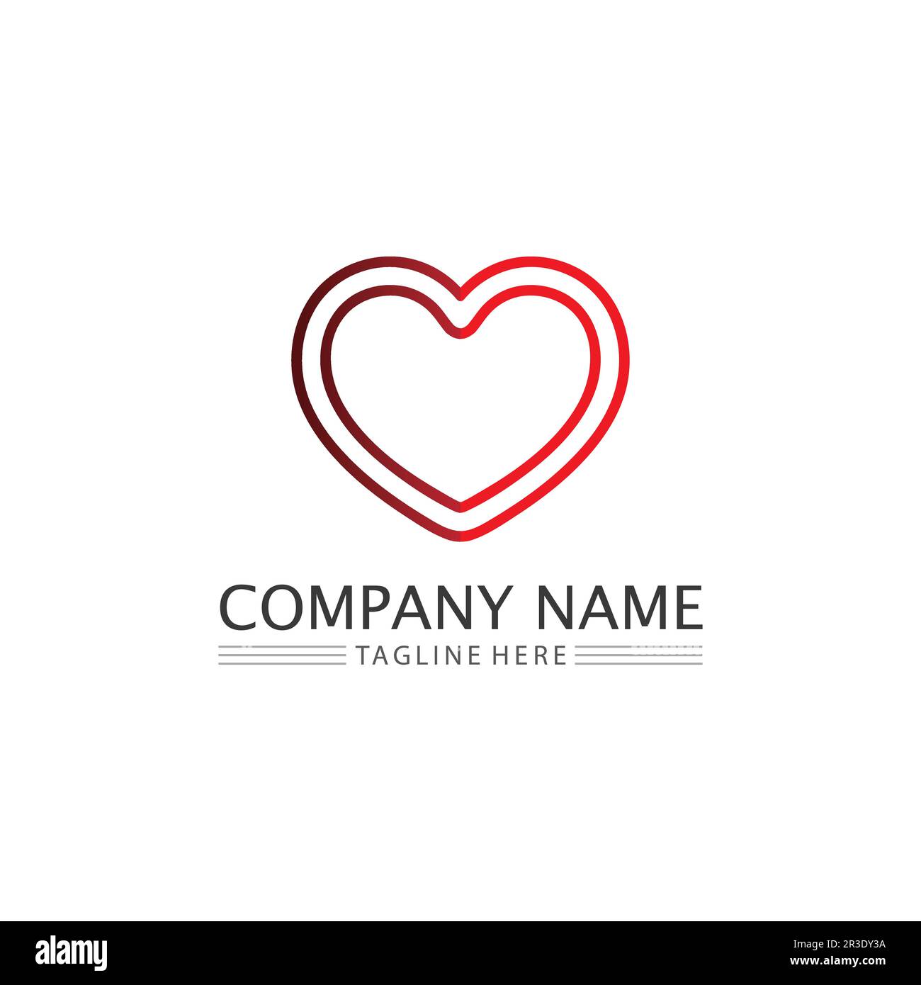 Heart logo and Beauty Love Vector icon illustration design Template ...
