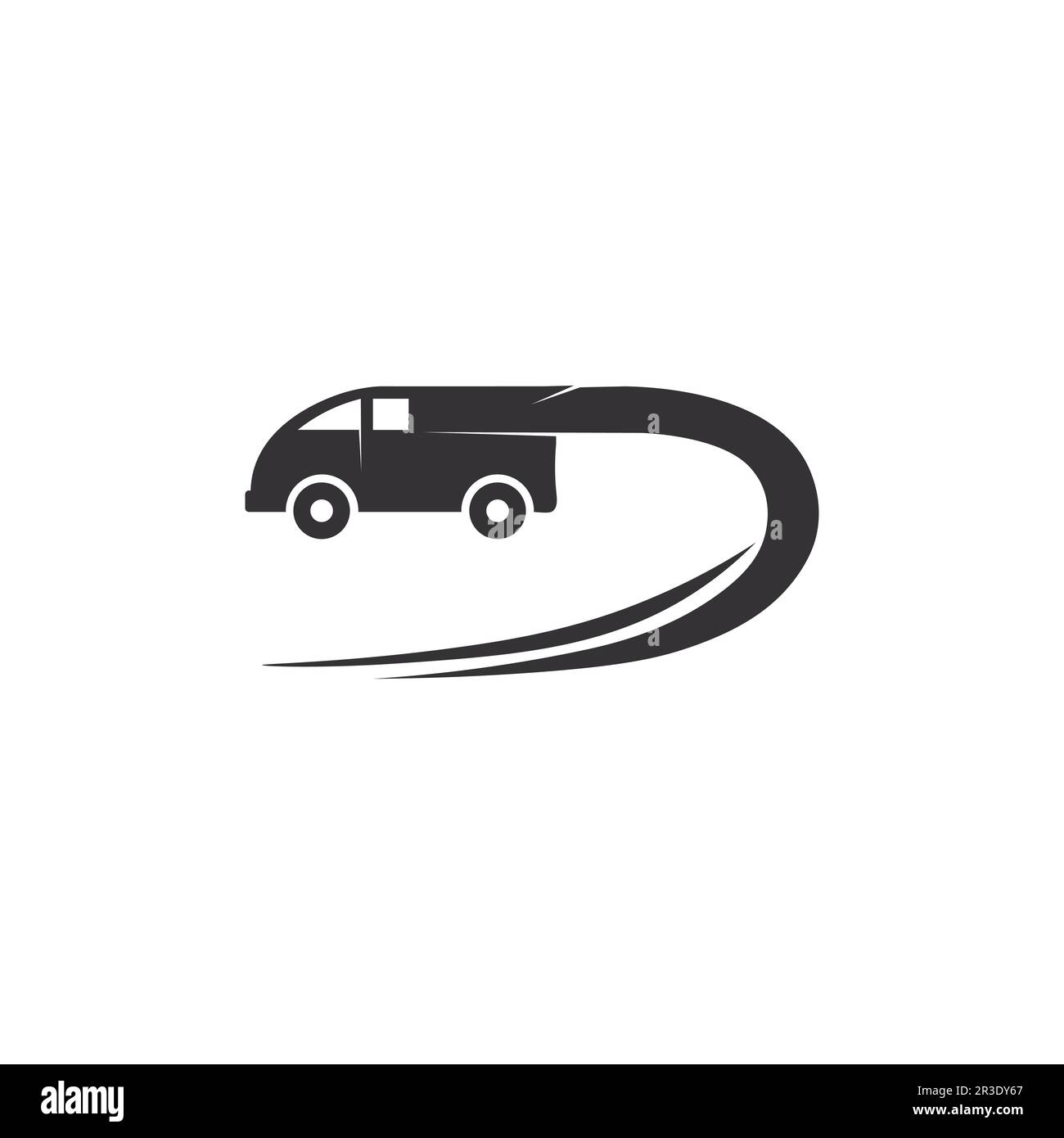 Car icons and vector logo automobiles for travel truck bus and other ...