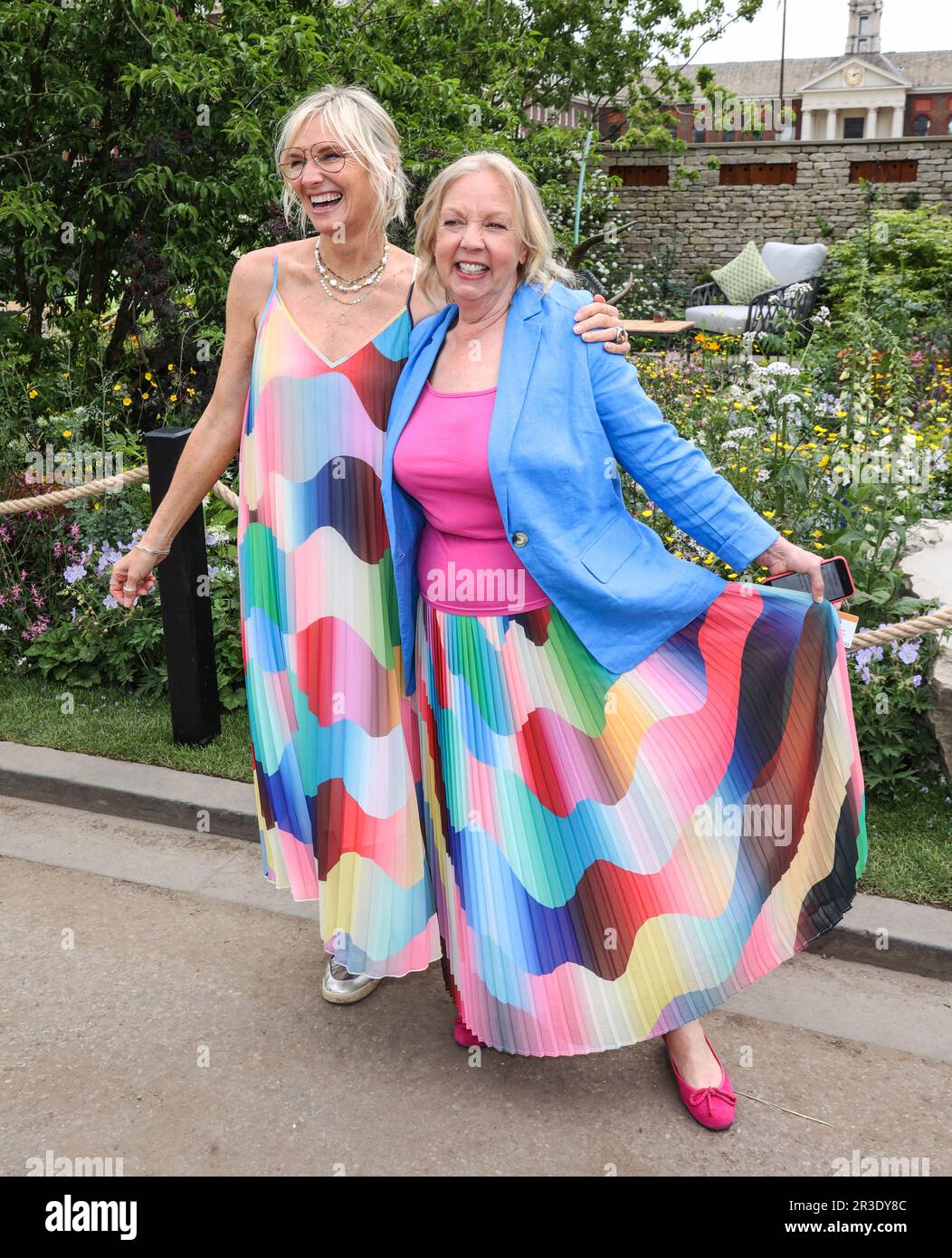 London, UK. 22nd May, 2023. Jo Whiley and Deborah Meadon attending the ...