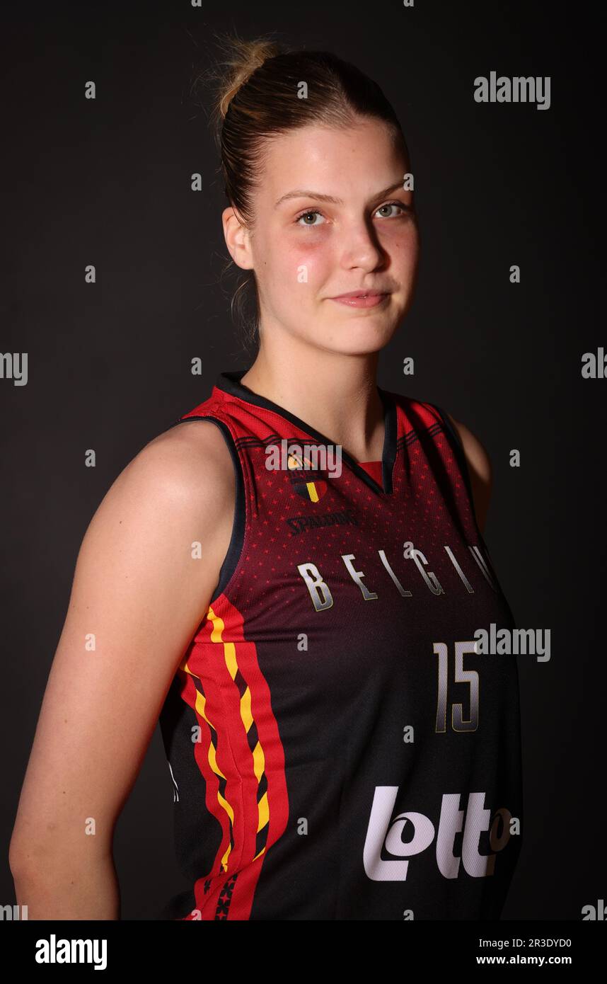 Wilrijk, Belgium. 23rd May, 2023. Belgium's Nastja Claessens poses for ...