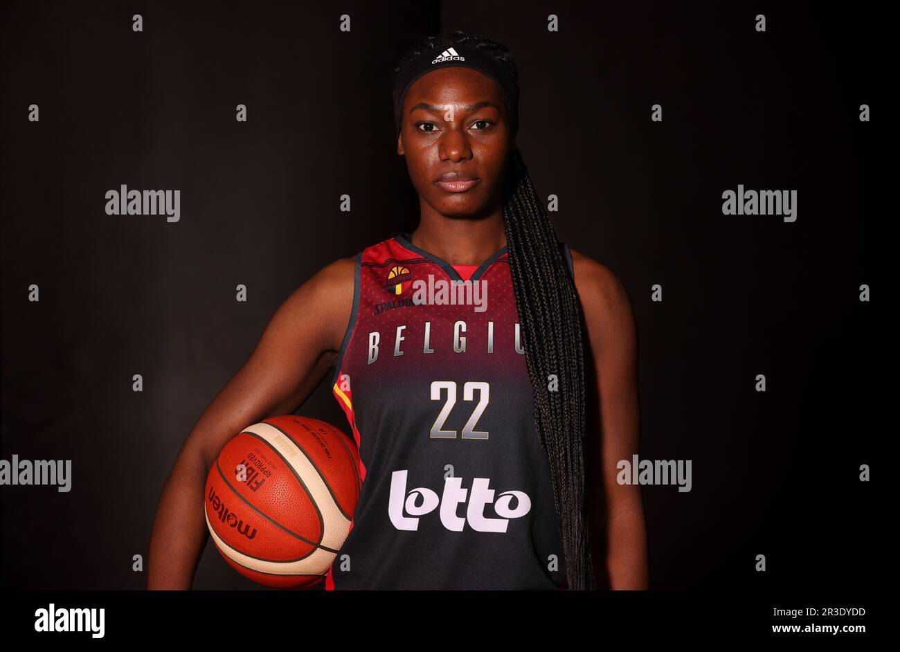 Wilrijk, Belgium. 23rd May, 2023. Belgium's Habibatou Bah poses for the ...