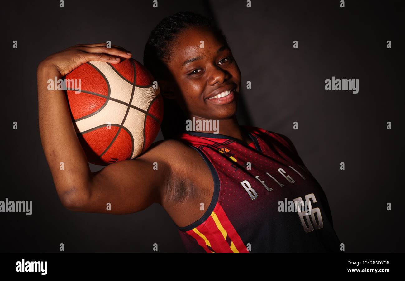 Wilrijk, Belgium. 23rd May, 2023. Belgium's Betty Mununga poses for the ...
