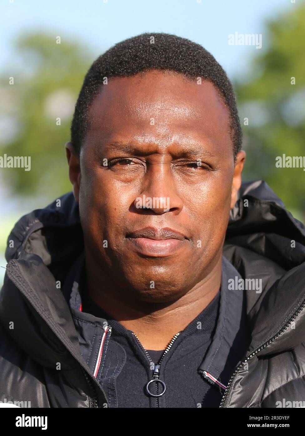 Former Guinean-German footballer Pablo Thiam in Magdeburg on 28.05.2021 ...