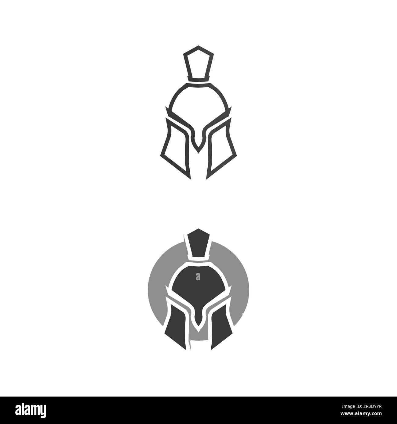 Spartan Helmet logo and gladiator, power, vintage, sword, safety ...