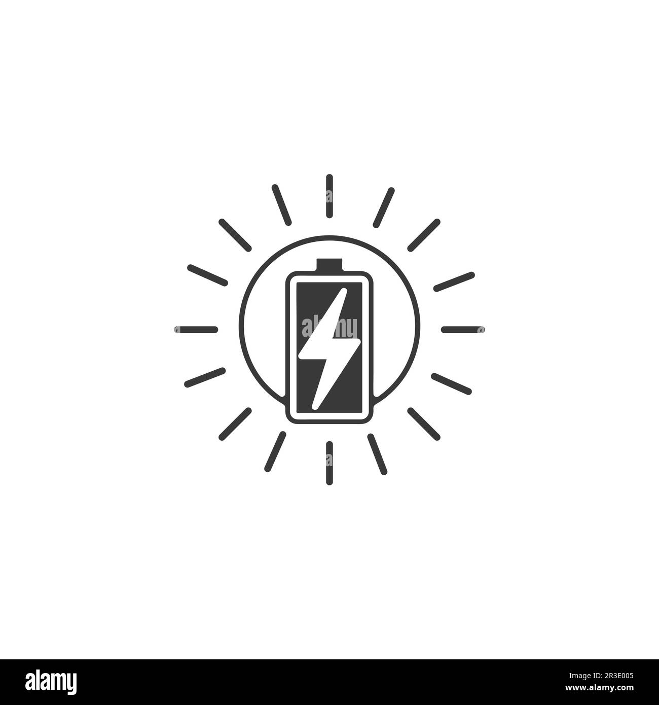 Battery icon and charging, charge indicator Vector logo design level ...