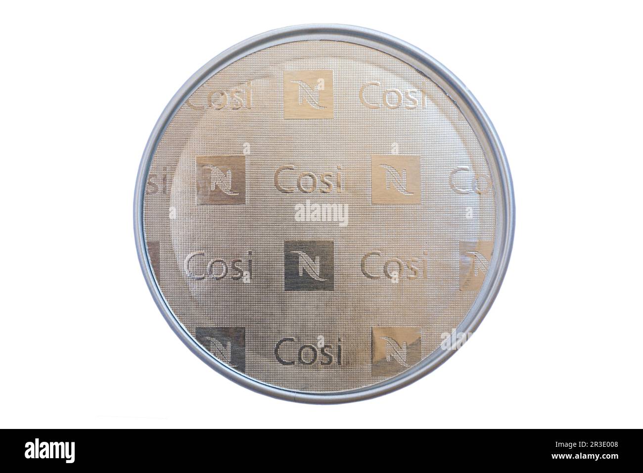 Nespresso capsule above Cut Out Stock Images & Pictures - Alamy
