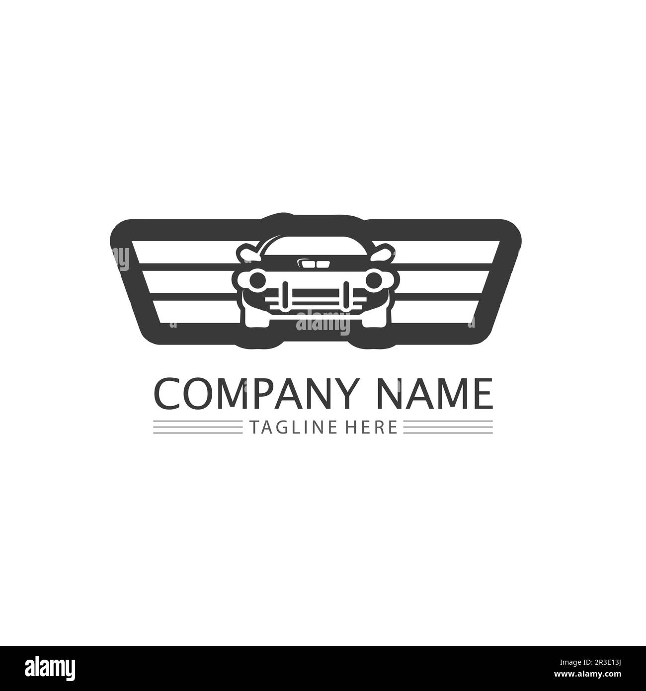 Car icons and vector logo automobiles for travel truck bus and other ...