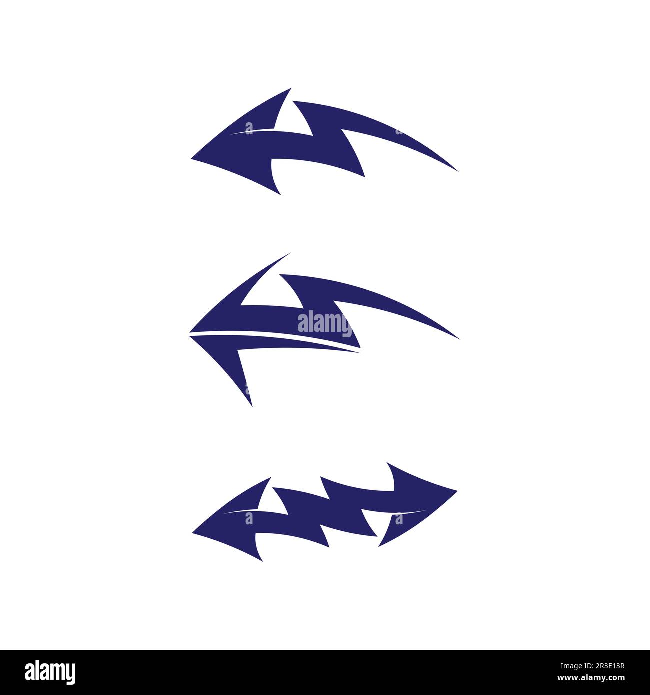 Arrow and faster vector illustration icon Logo Template design Stock ...