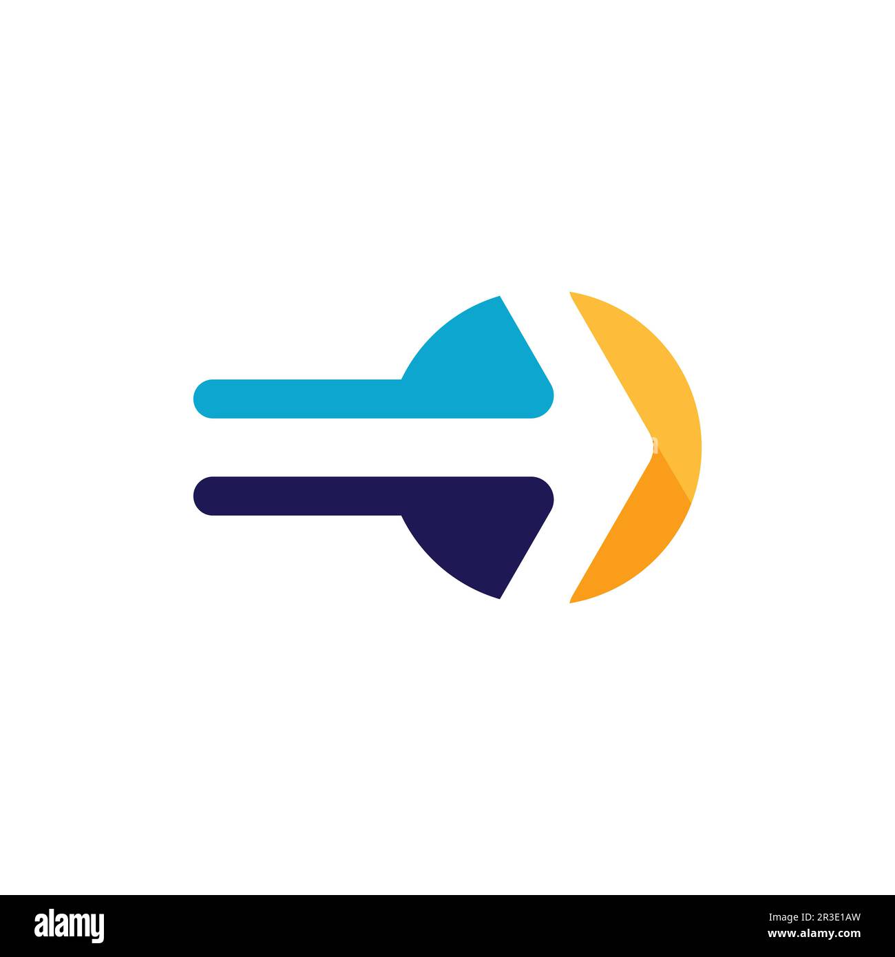 Arrow and faster vector illustration icon Logo Template design Stock ...