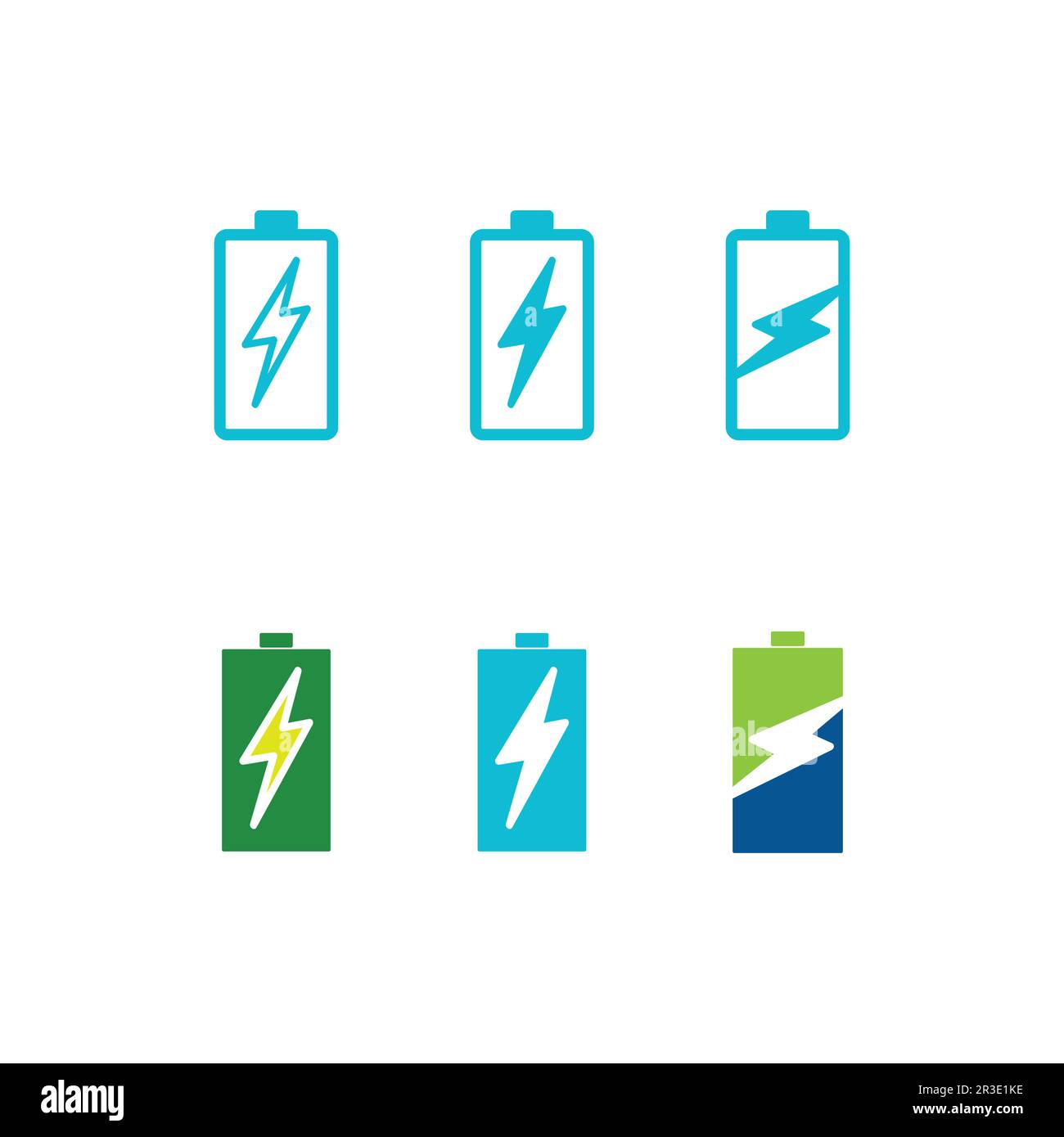 Battery icon and charging, charge indicator Vector logo design level ...