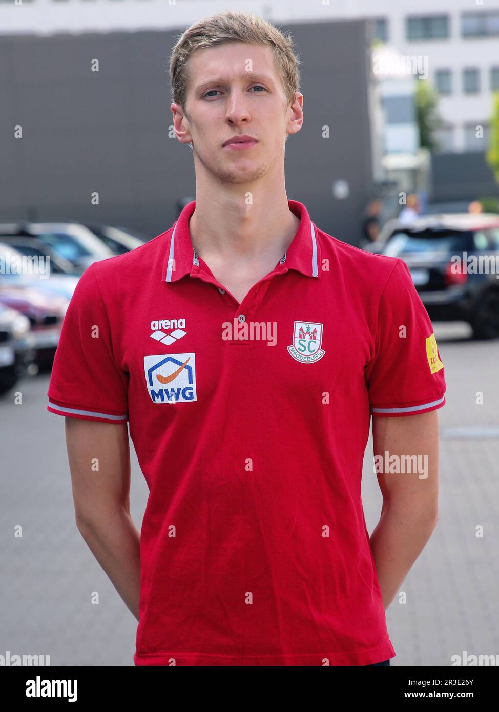 German swimmer Florian Wellbrock SC Magdeburg at farewell for Tokyo ...