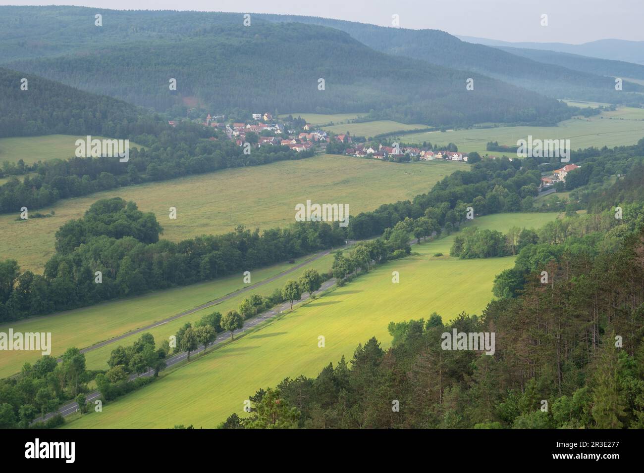 Siegelbach from the Kreuzchen Stock Photo - Alamy