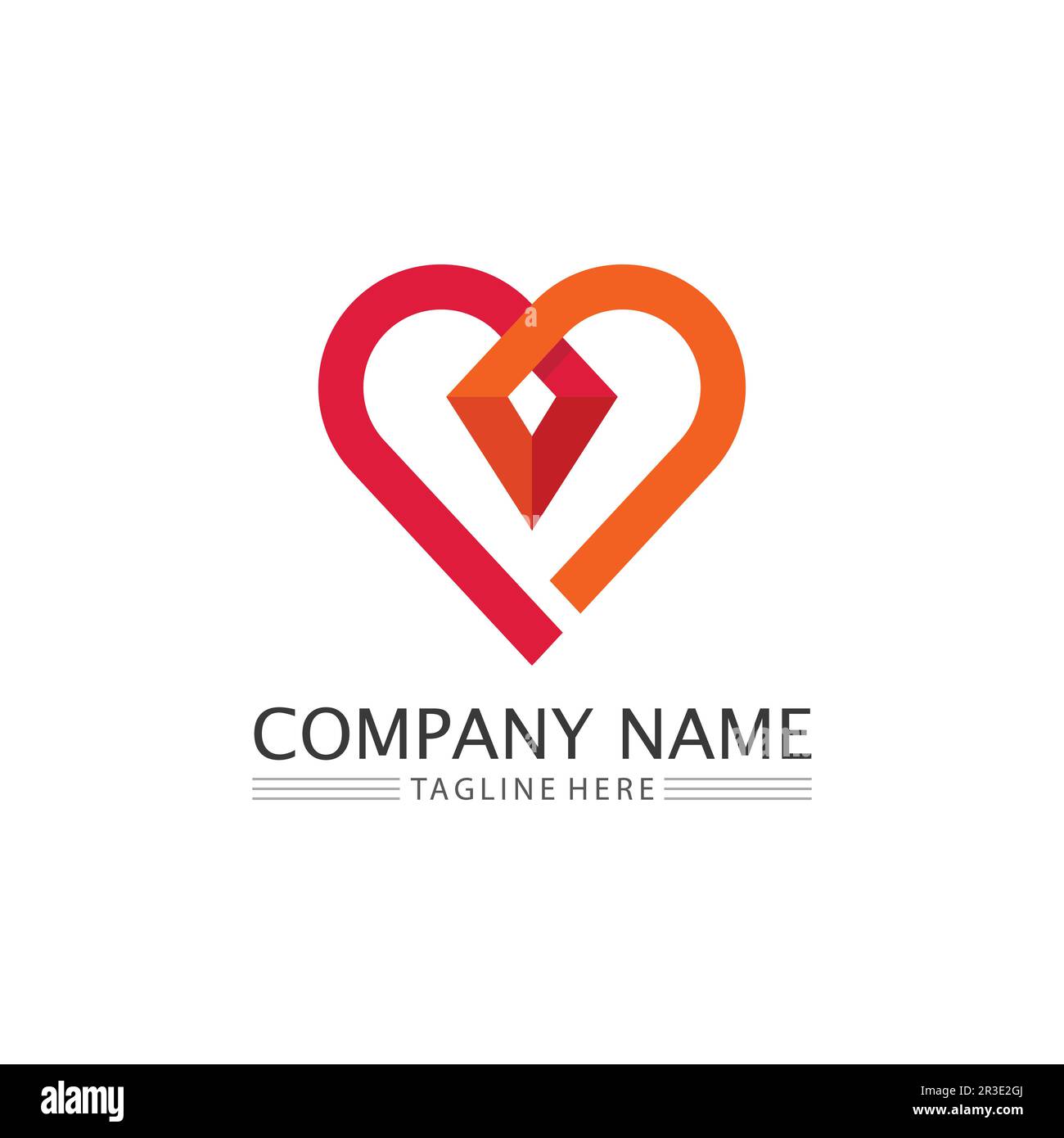 Heart logo and Beauty Love Vector icon illustration design Template ...