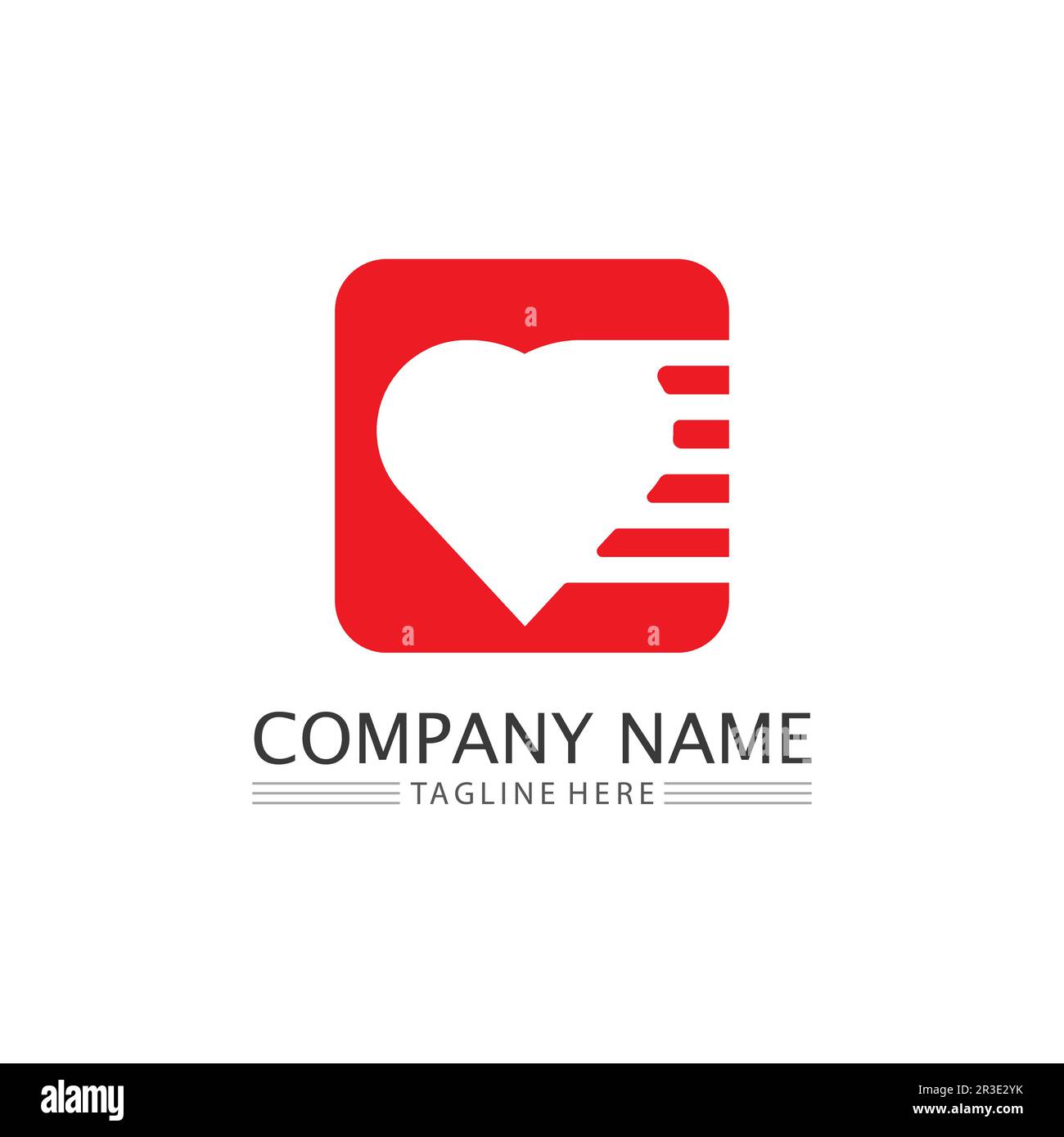 Heart logo and Beauty Love Vector icon valentine and romantic ...