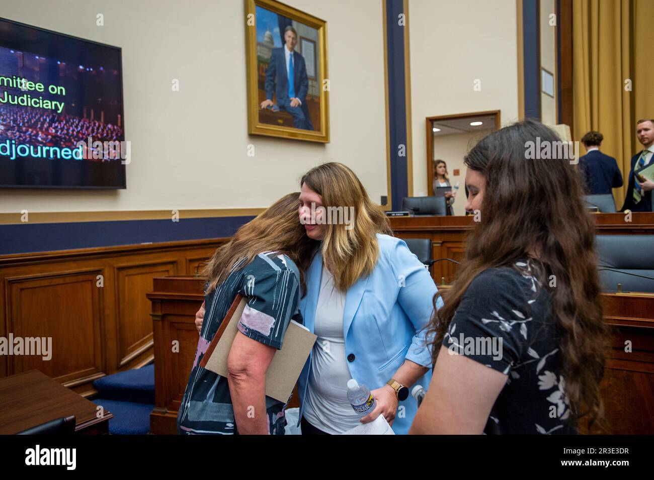 Tammy Nobles, center, mother of Kayla Hamilton who was allegedly ...
