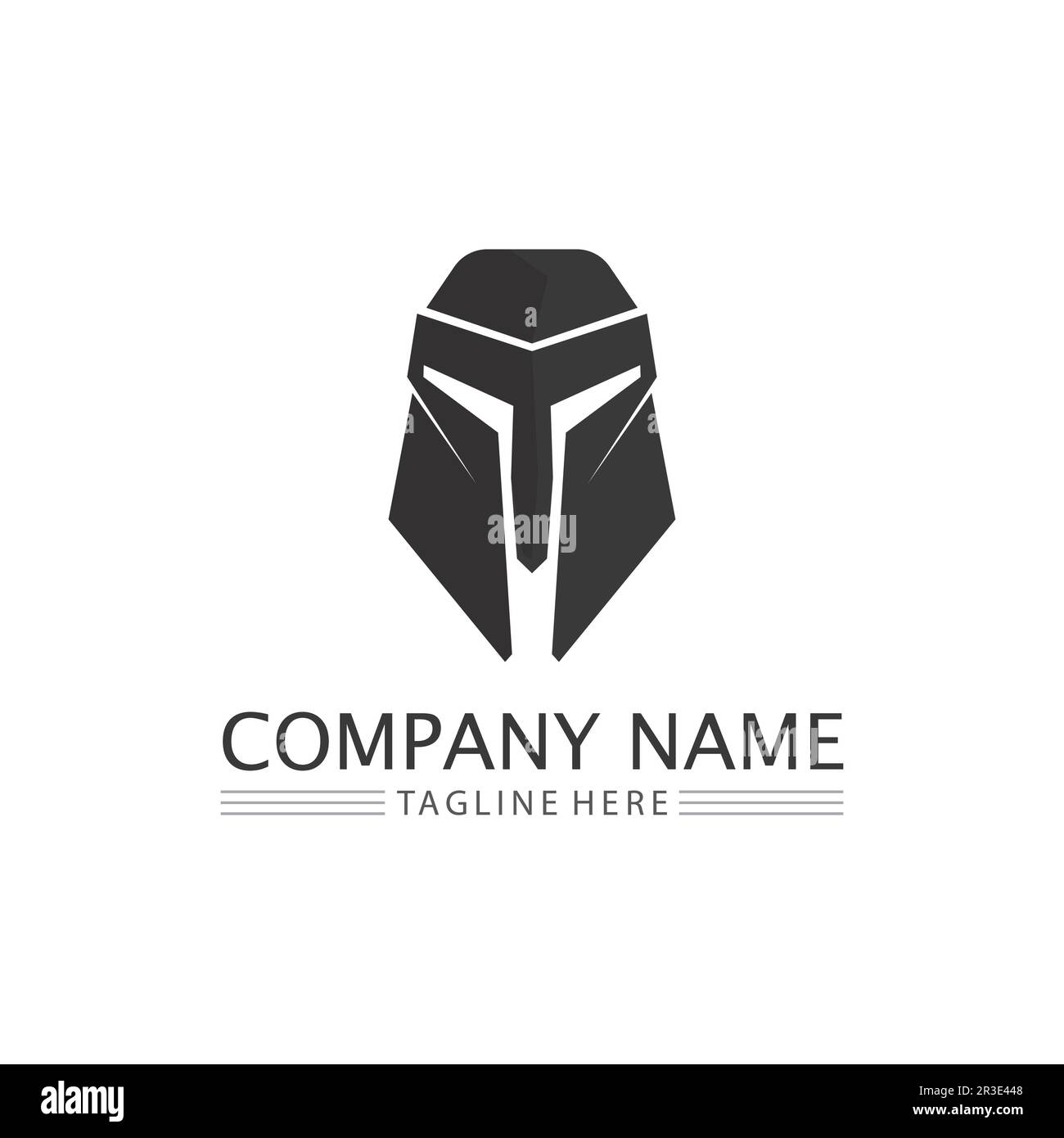 Spartan Helmet logo and gladiator, power, vintage, sword, safety ...
