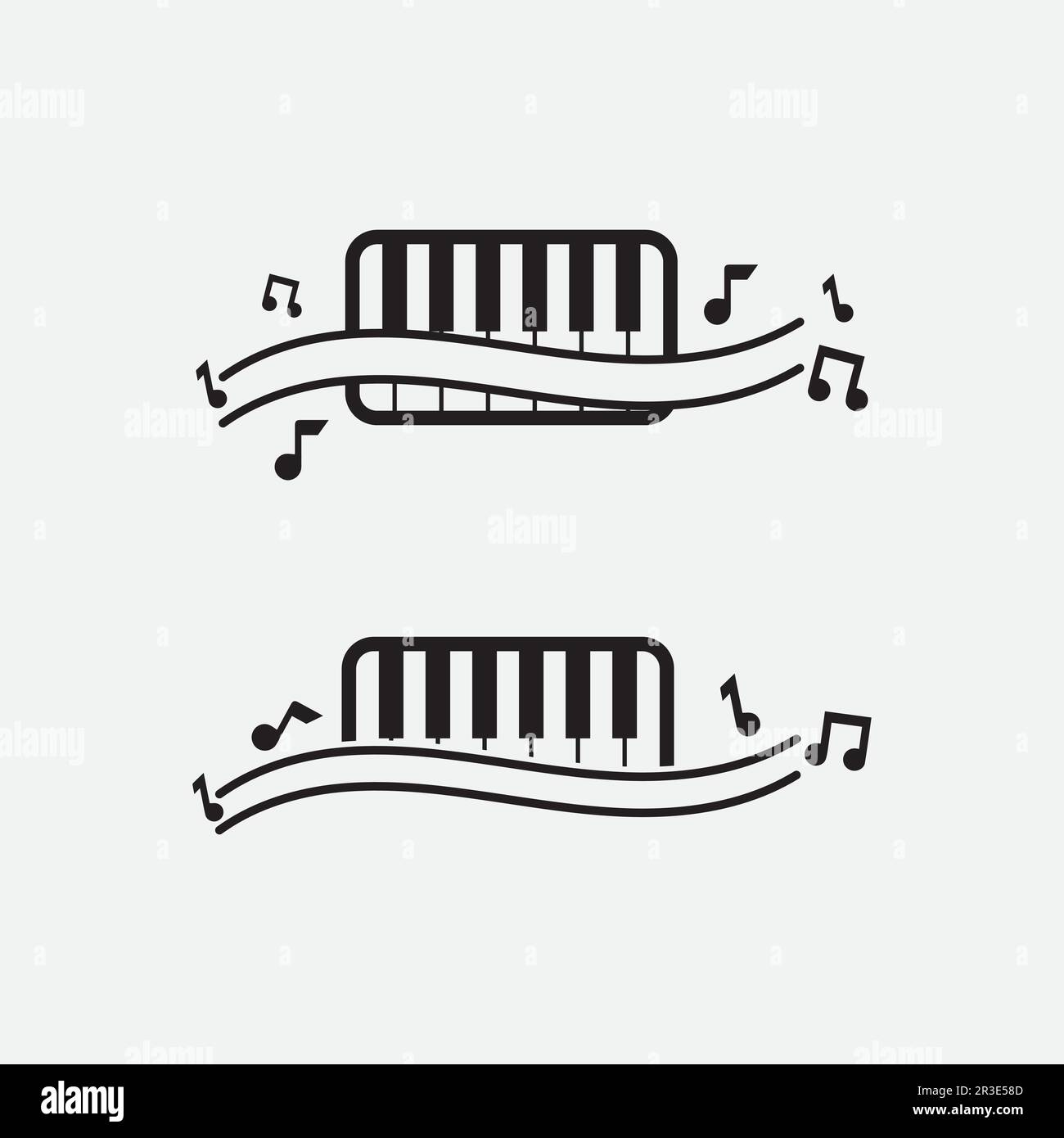 Music note and tone Icon Vector illustration design Sound waves, audio ...