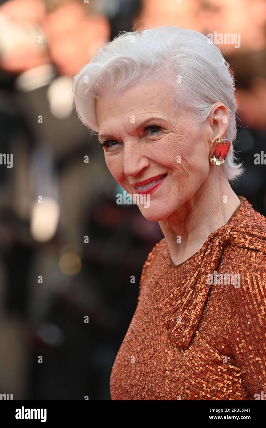 Cannes, France. 23rd May, 2023. CANNES, FRANCE. May 23, 2023: Maye Musk ...
