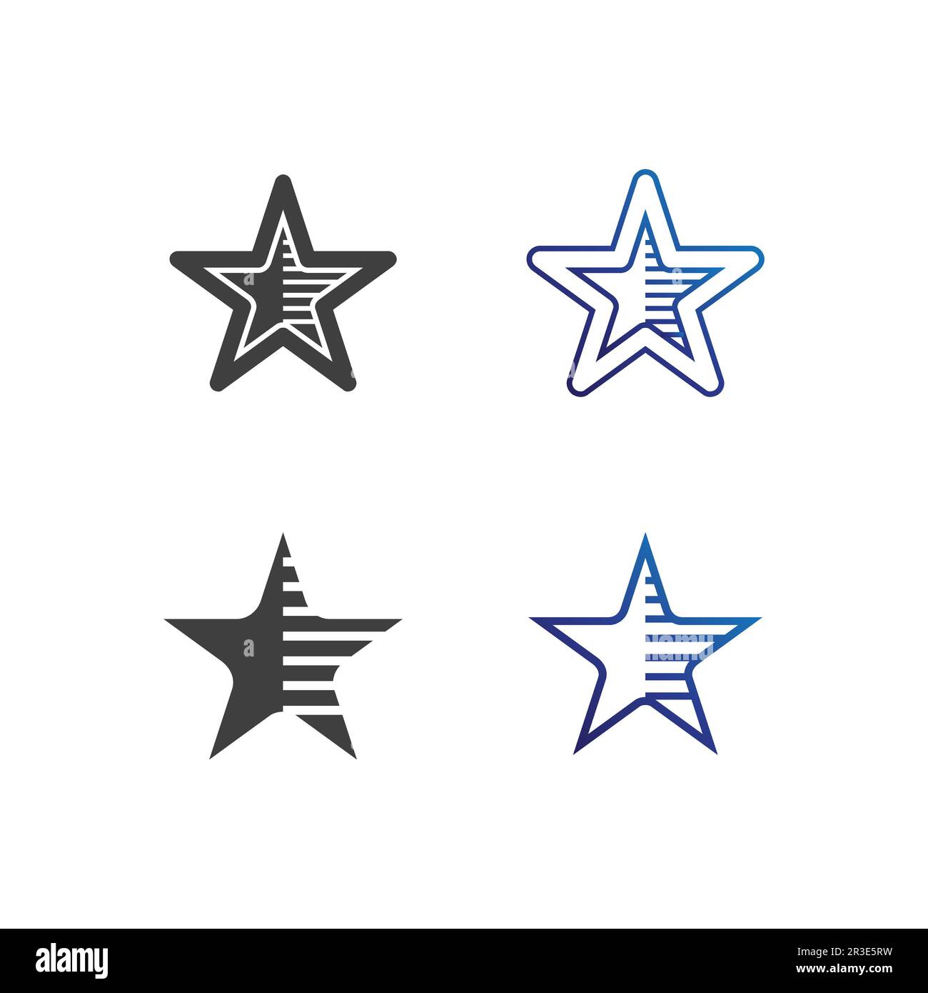 Logo star vector vectors hi-res stock photography and images - Alamy