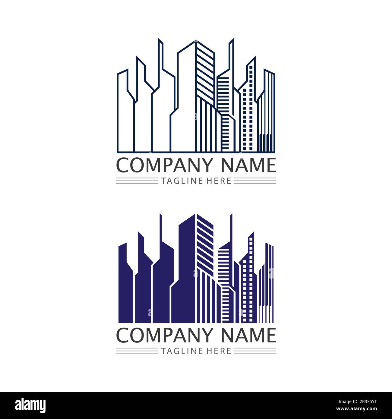 Real estate and home buildings vector logo icons template Stock Vector ...